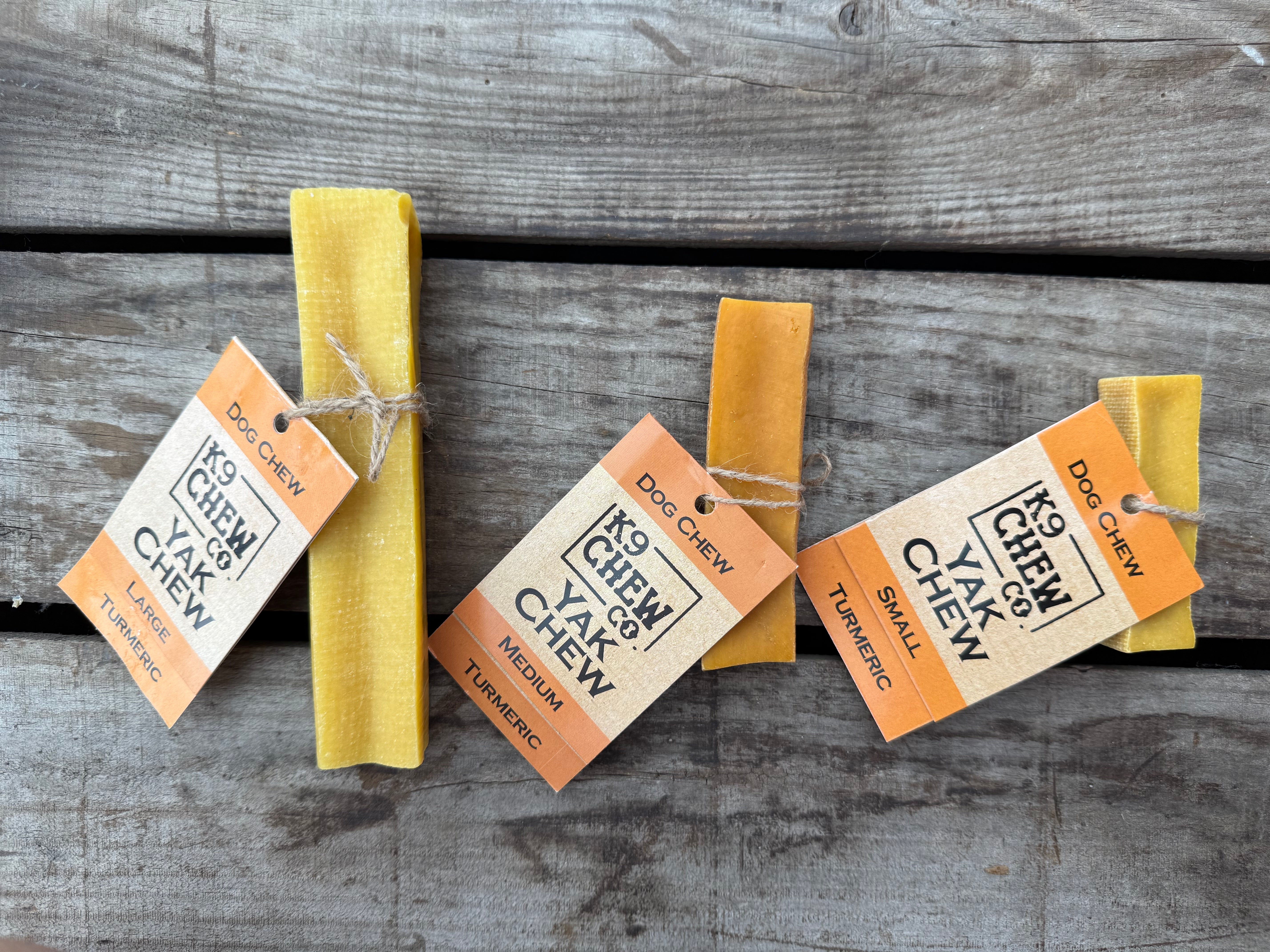 Yak Chew Turmeric 5 Pack – K9 Chew Co